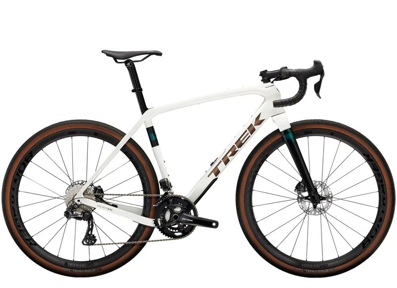 Trek Checkpoint SLR 7 Gravel Bike in Era White/Emerald Iris